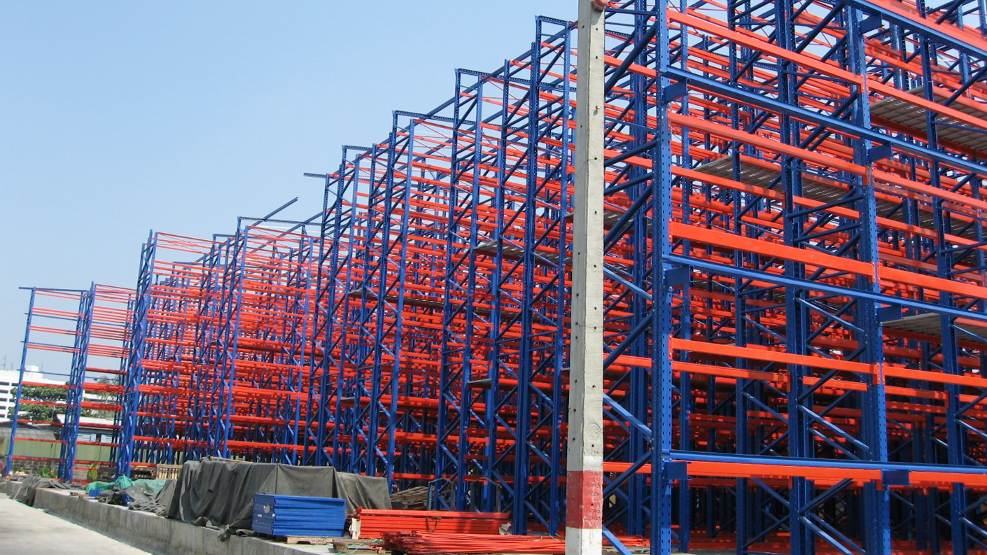 Rack Supported Building | ใช้ชั้นวางสินค้า (Storage Rack) เป็นโครงสร้าง ...